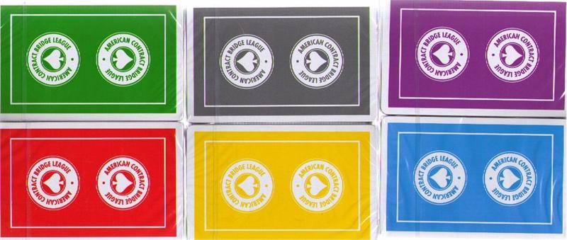 Bridge - ACBL Plastic Coated Playing Cards - Jumbo Index Click for Bulk ...