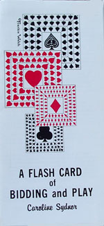 Pamphlet - Flashcard of Bidding And Play - Caroline Sydnor: Canadian ...