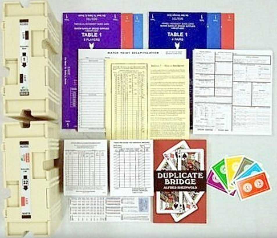 Duplicate Kit For Up To 16 Players - Green: Canadian Bridge Supplies